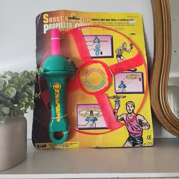 Wing Tat | Toys | Vintage 993 Nwt Wing Tat Shootn Catch Propeller Game ...